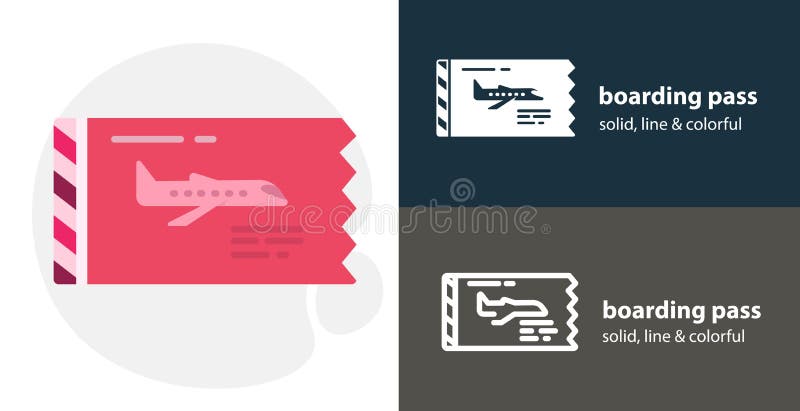 Ticket Simple Icon Set. Coupon Icons. Tickets with a Barcode Stock ...