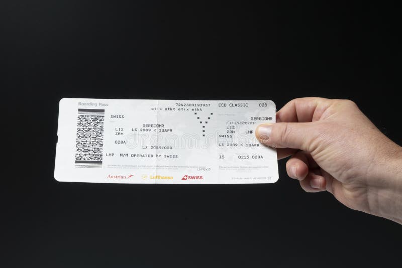Boarding pass editorial photo. Image of concept, airport - 132408201
