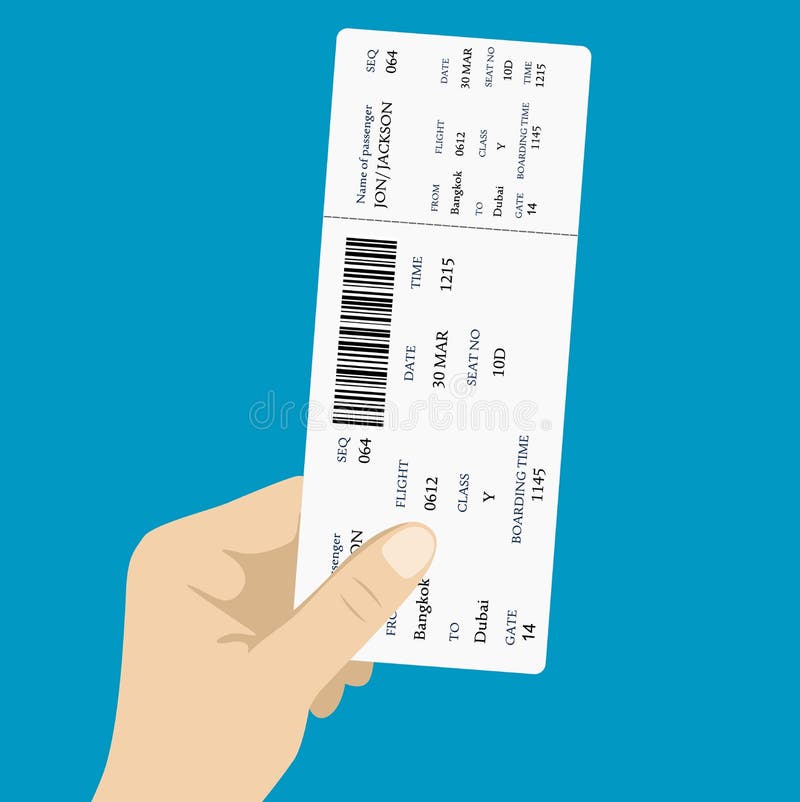 Boarding Pass Ticket and Passport Editorial Photography - Illustration ...