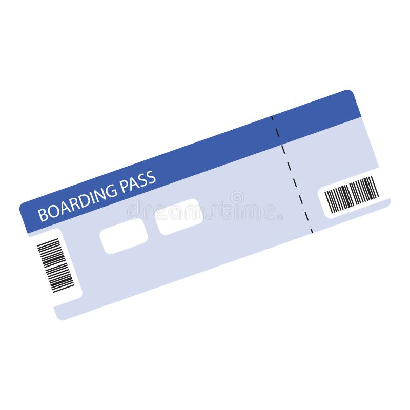 Boarding Pass. Vector Illustration Decorative Design Stock Vector ...