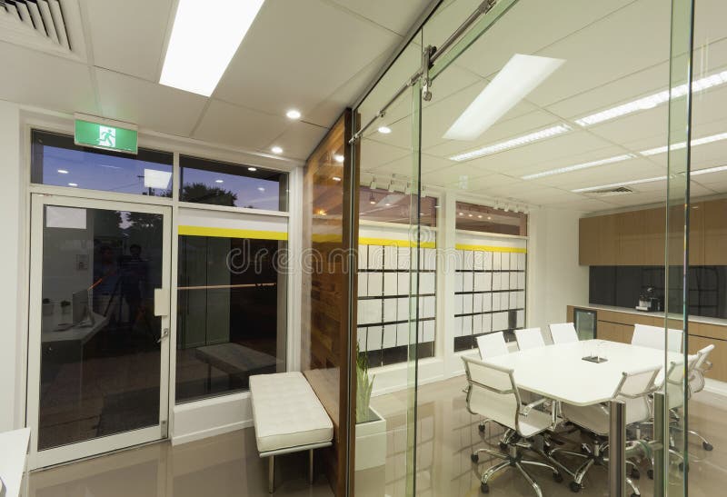 Office entrance in glass stock photo. Image of entry, floor - 6321688