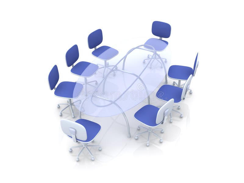 Isometric Interior Furniture - Dinner Table with Drinks and Four Chairs ...