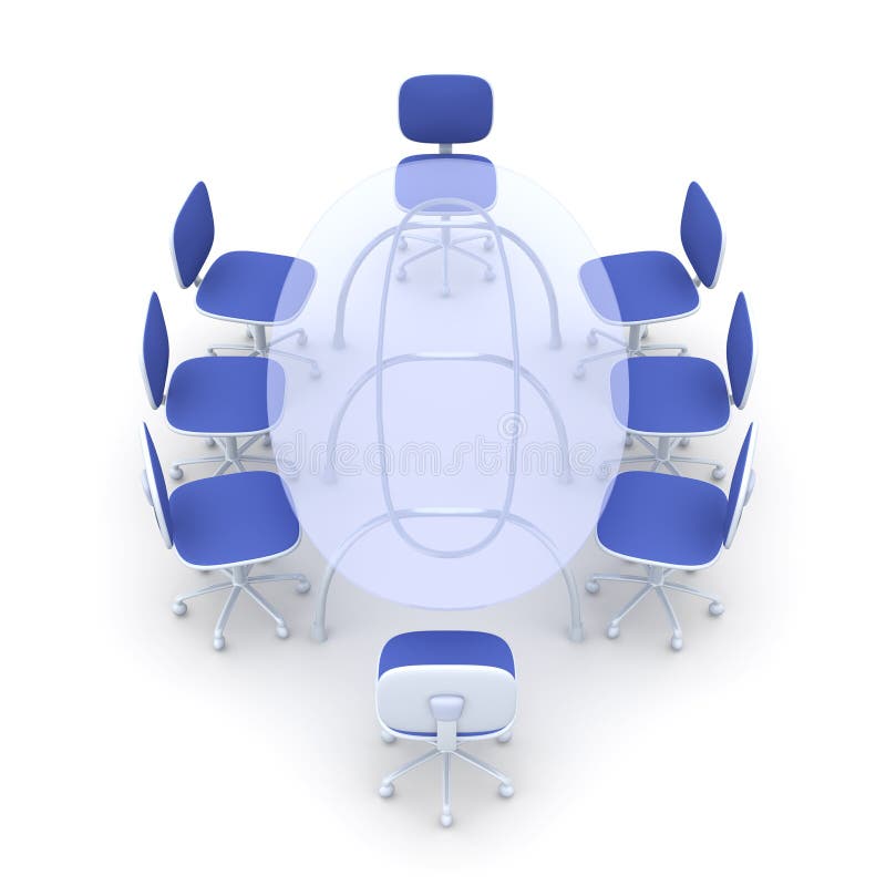 Boardroom 2 stock illustration. Illustration of manage - 639031
