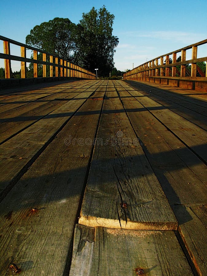 Boards of the bridge stock image. Image of look, tree - 3400491