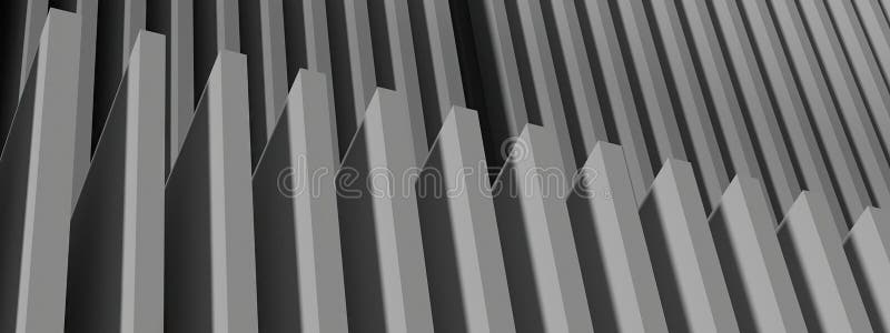 Boards Lined Up in a Stepped Pattern Cyber City Building a Geometric ...
