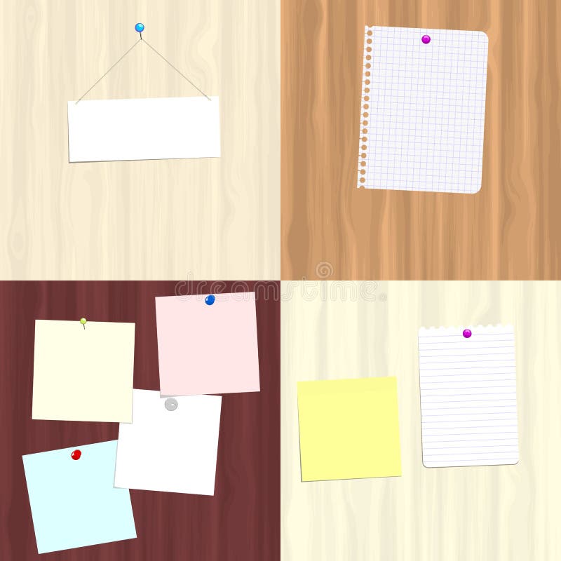 Boards and notes stock vector. Illustration of memo, business - 22572763