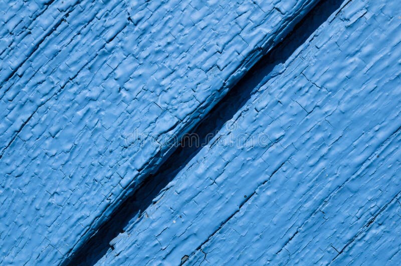 Boards Painted with Fresh Blue Paint Stock Photo - Image of hardwood ...