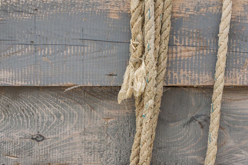 Boards and rope stock photo. Image of cord, textured - 122560202