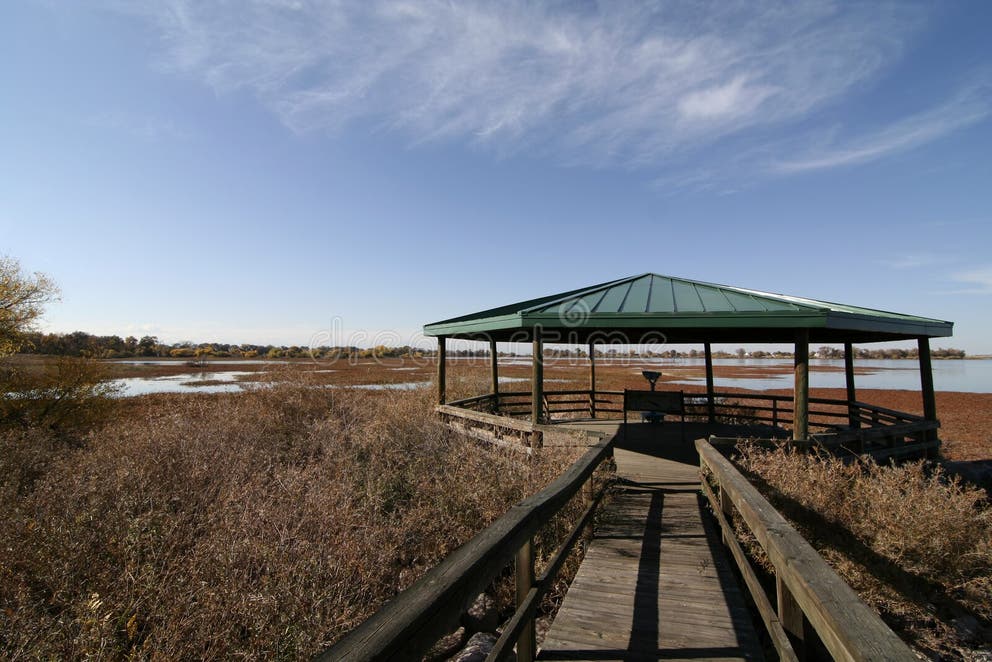 Boardwalk at Barr Lake State Park Stock Photo - Image of hike, park ...