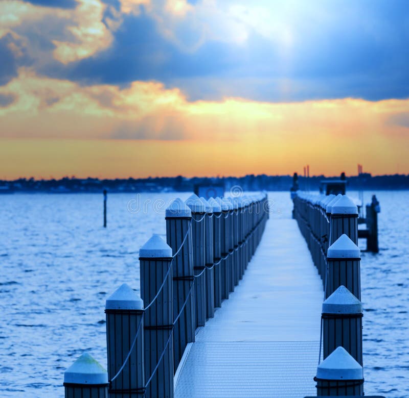 Boardwalk on beach stock image. Image of reef, lagoon - 32261615