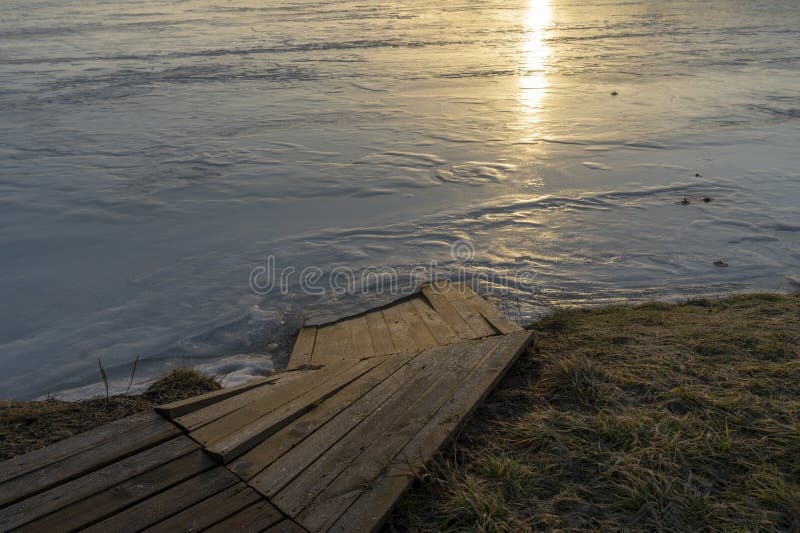 Boardwalk on the Edge of a Mangrove Swamp Stock Image - Image of ...