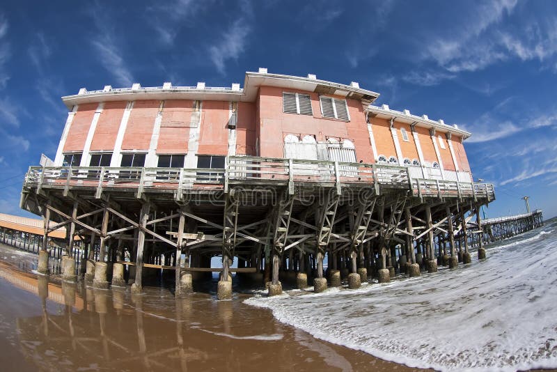 Boardwalk and Pier stock photo. Image of ocean, summer - 12930026