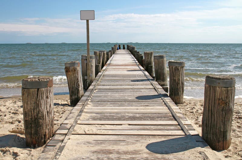 Boardwalk_sea stock photo. Image of holidays, boardwalk - 126922820