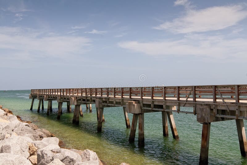 Boardwalk in South Beach, Miami Stock Photo - Image of atlantic, wall ...
