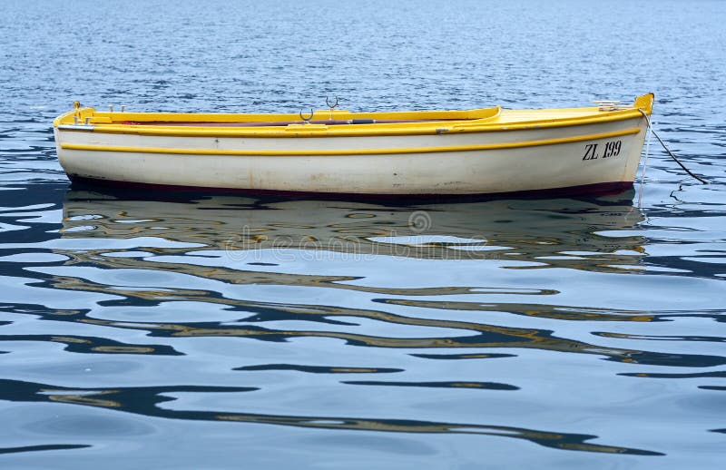 Rowing Boat stock photo. Image of boat, reflection, water - 13634202