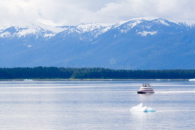 Boat in Alaska stock image. Image of snow, wilderness - 9351627