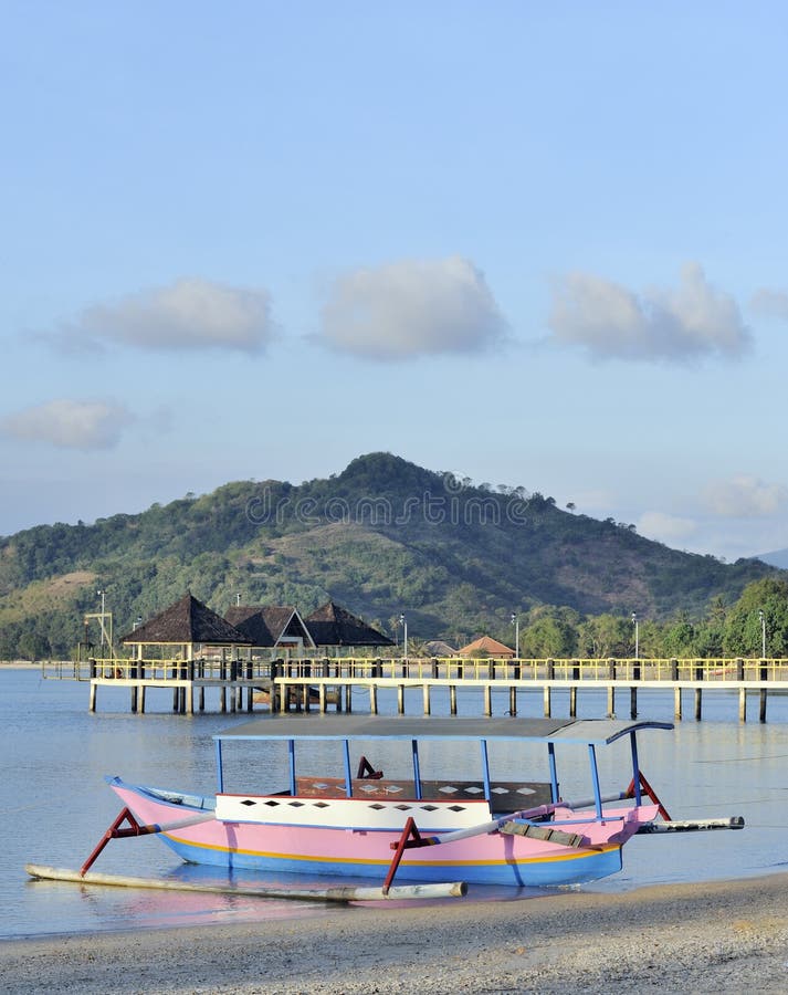 Boat in asian harbor stock photo. Image of format, green - 25863008