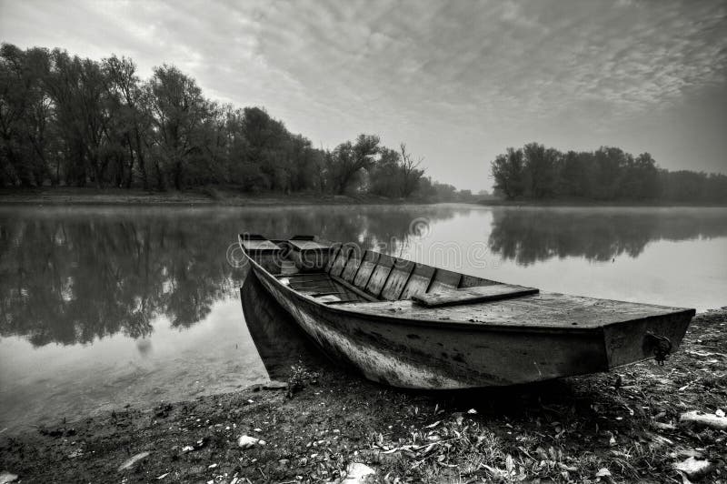 Boat stock image. Image of river, vacation, forest, tranquil - 36939505