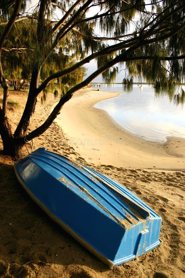 Boat by the Beach stock photo. Image of beach, peaceful - 1708198