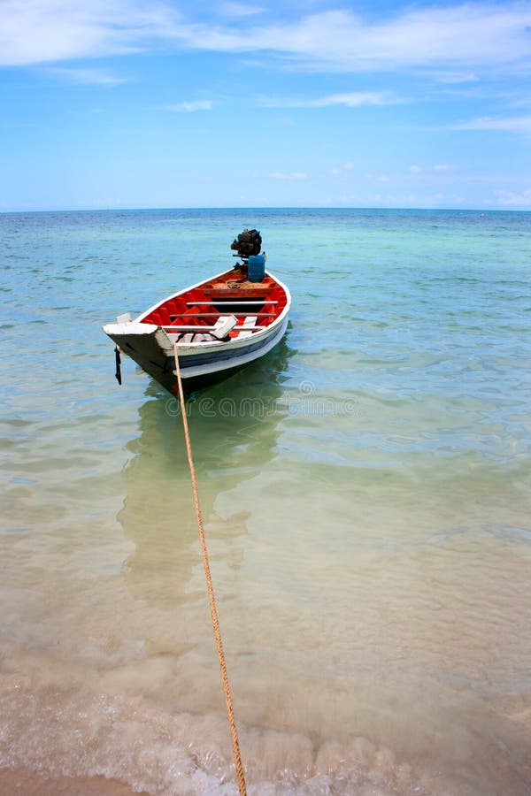 Boat on a beach stock image. Image of marine, maritime - 43747143
