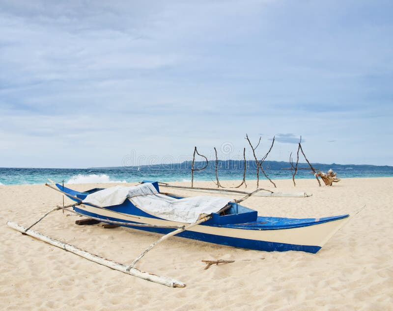 Boat on the beach stock image. Image of scene, vessel - 34150853