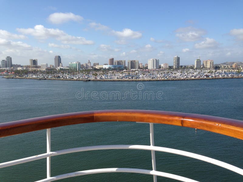 On a boat stock image. Image of skyline, beach, boat - 37787235