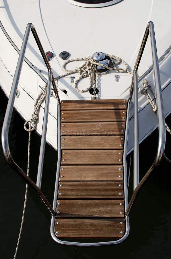 Boat bridge stock image. Image of anchor, jetty, seascape - 44596831