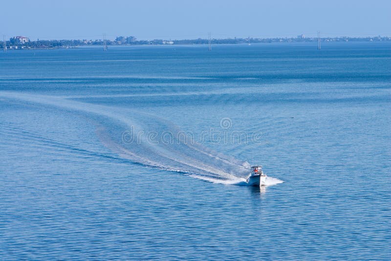 Boat wake stock photo. Image of distance, boating, speed - 577432