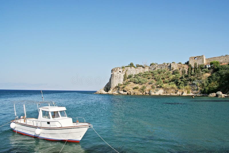 Boat And Castle Picture. Image: 2993413