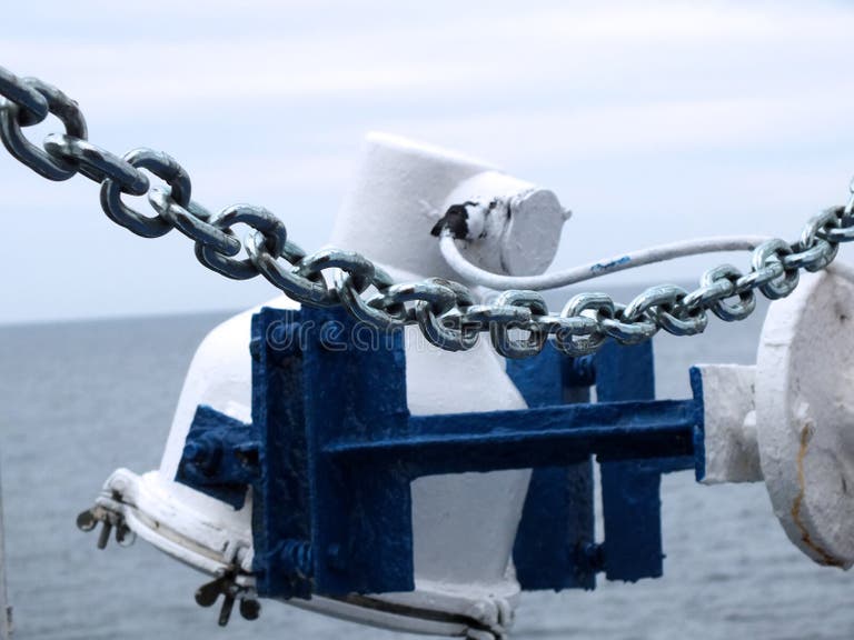 Boat chain stock image. Image of fisher, fence, house - 90830427