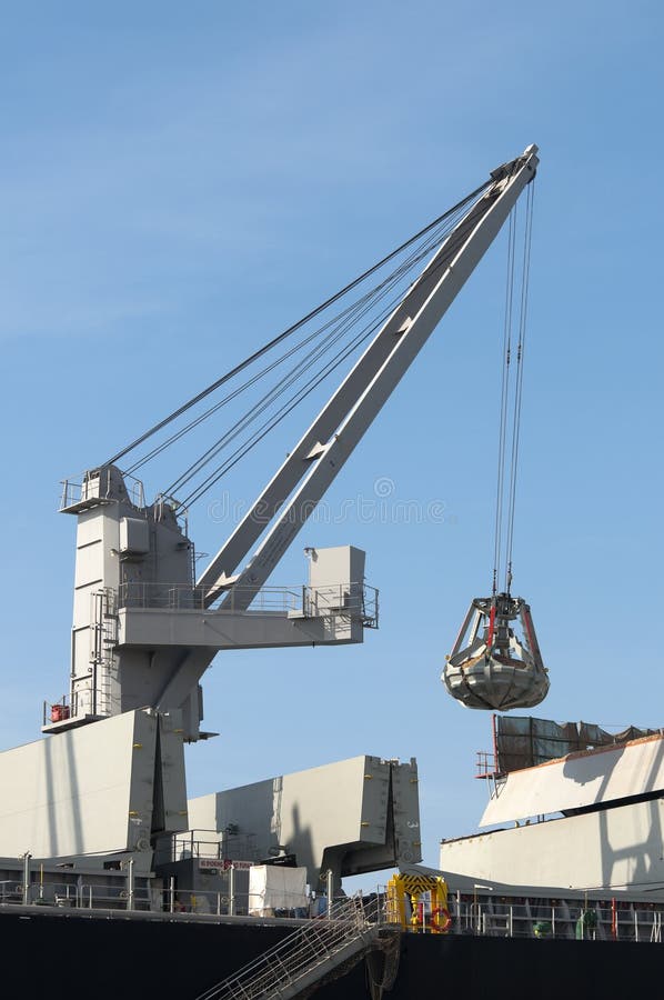 Boat Crane stock photo. Image of lower, crane, coast - 77404436