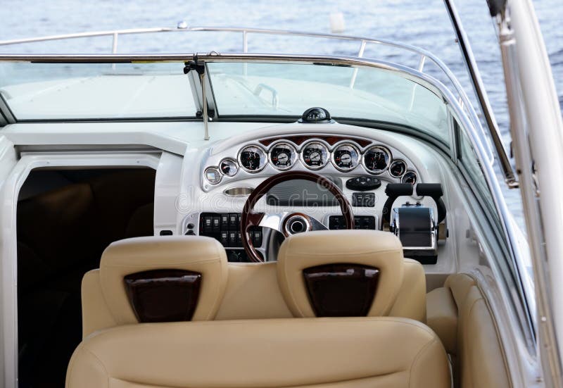 Boat dashboard stock photo. Image of transportation, wheel - 31539878