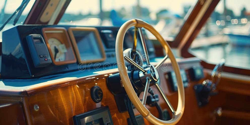 Boat Dashboard stock image. Image of ocean, maritime - 382644289