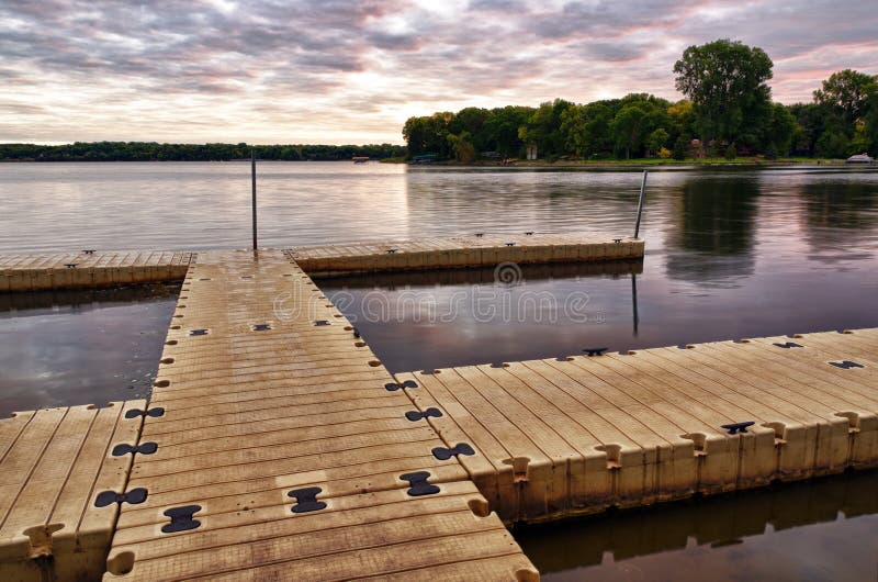 Boat Dock stock image. Image of rural, pier, summer, horizon - 21544565