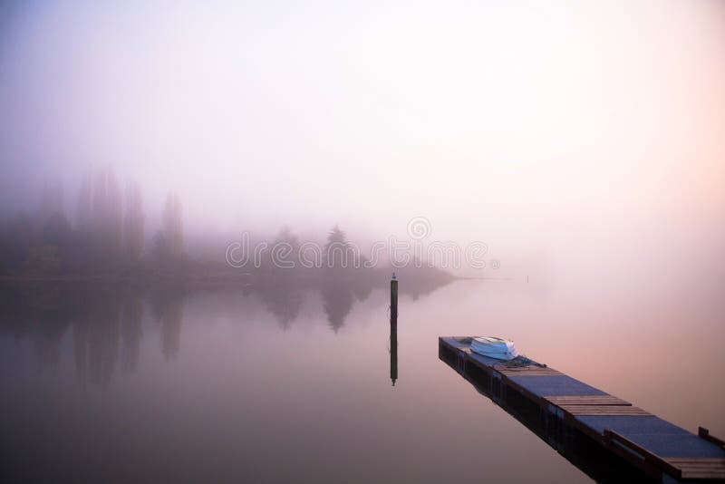 Boat Dock stock image. Image of floating, stillwater - 85128247
