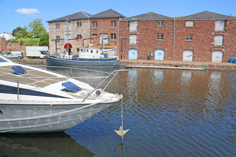 Exeter Quay Panoramic View England Stock Photo - Image of outdoor ...