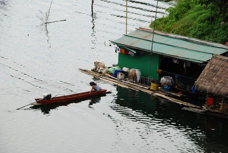 Boat Float on the Water it is the Transportation Editorial Stock Photo ...