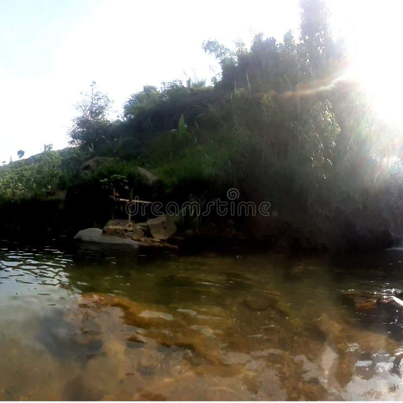 A Boat Floating in the River Stock Photo - Image of river, waterway ...