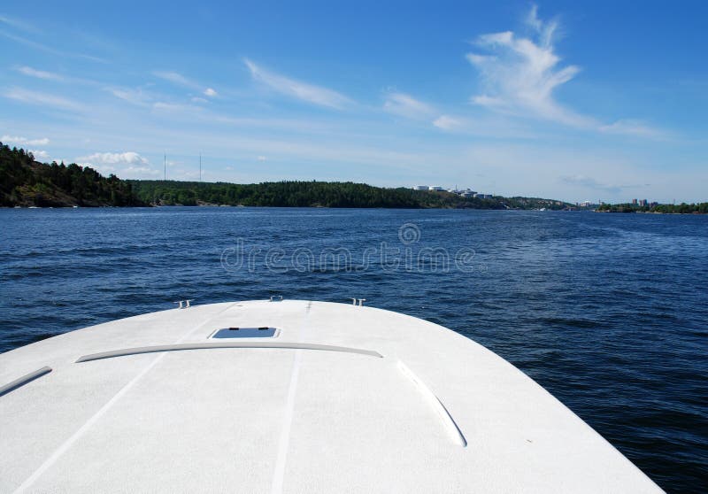 Boat front stock image. Image of front, space, ship, water - 8033127