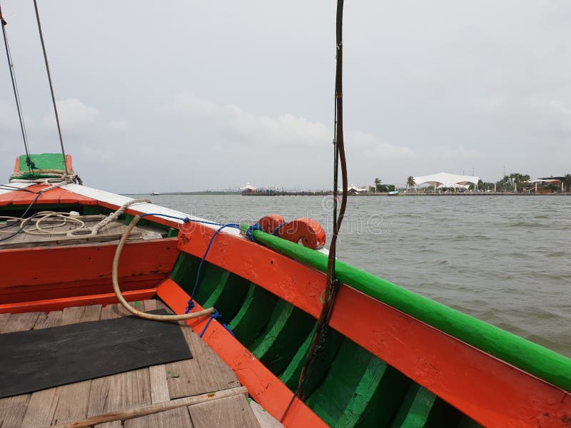 Boat go to the harbour stock image. Image of ocean, boat - 261667155