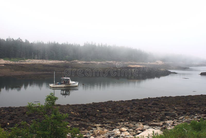 Boat going down river stock photo. Image of serene, reflection - 112533796