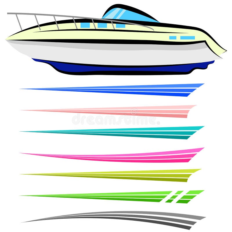 Boat Graphics stock vector. Illustration of decoration - 55382341