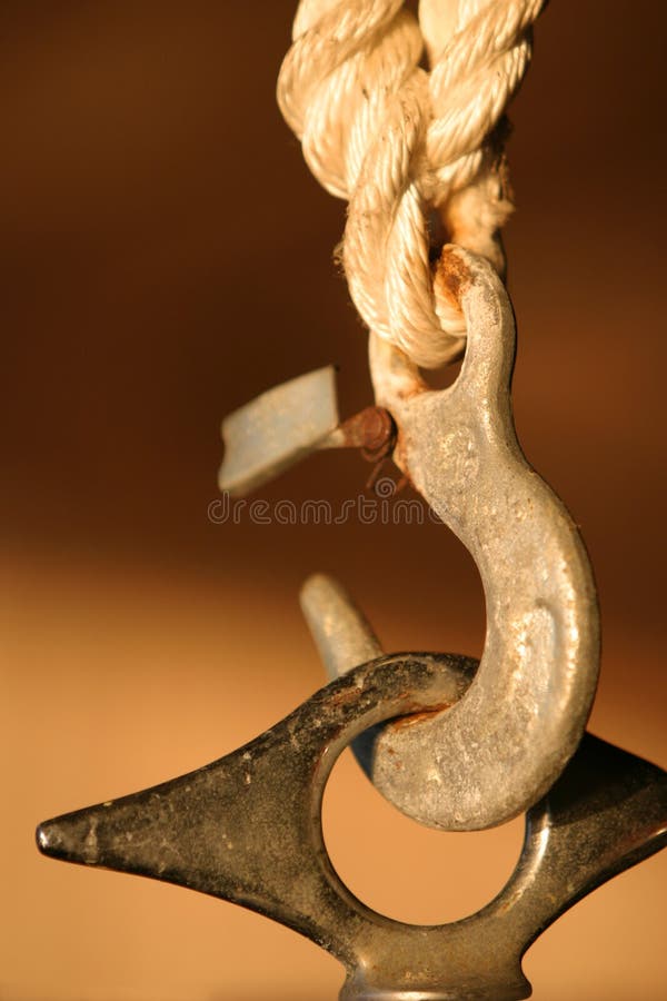 Boat Hook stock photo. Image of hook, antique, orange - 4170730