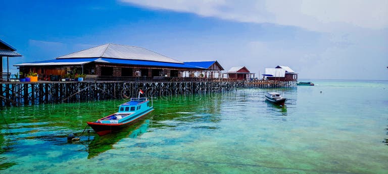 Derawan Island Indonesia, October 2023. View in Derawan Island Village ...