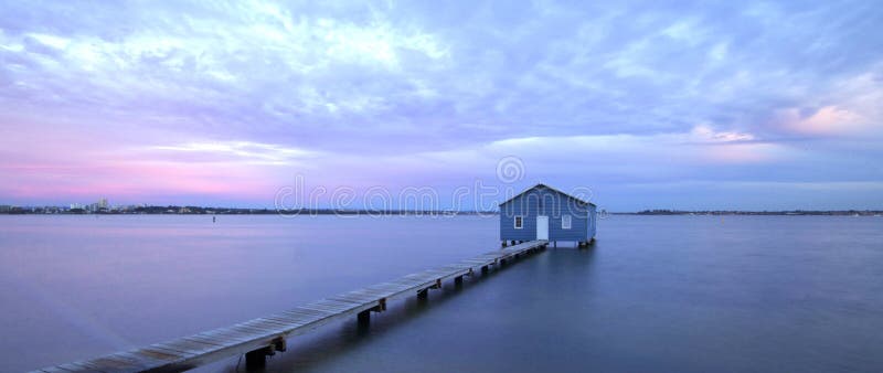 Crawley Edge Boatshed Aka. Matilda Bay Boatshed Stock Image - Image of ...