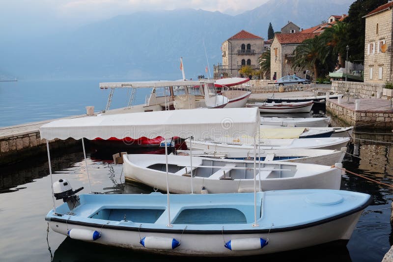 Boat stock photo. Image of deck, elements, cutter, montenegro - 62643590