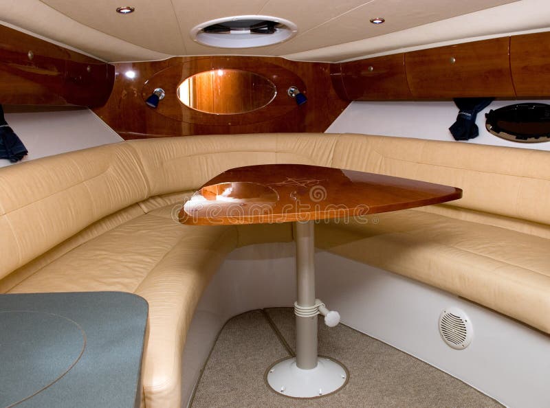Boat Interior stock photo. Image of luxury, wooden, narrow - 5150116