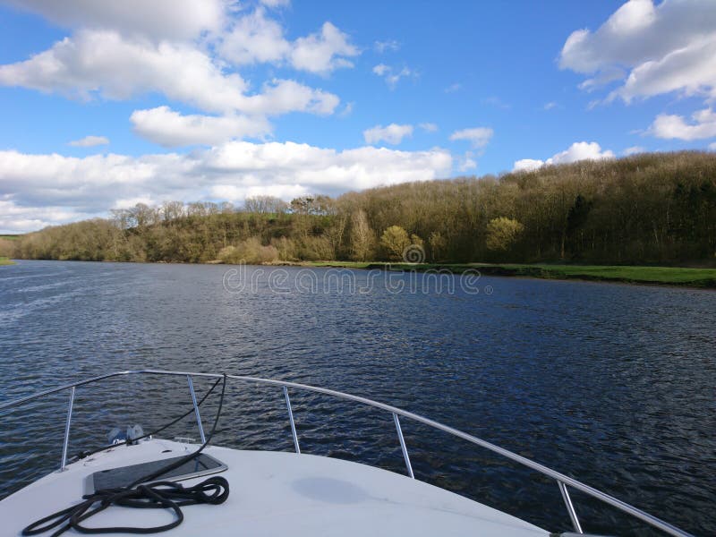 Boat in Ireland stock photo. Image of boating, marina - 143114606