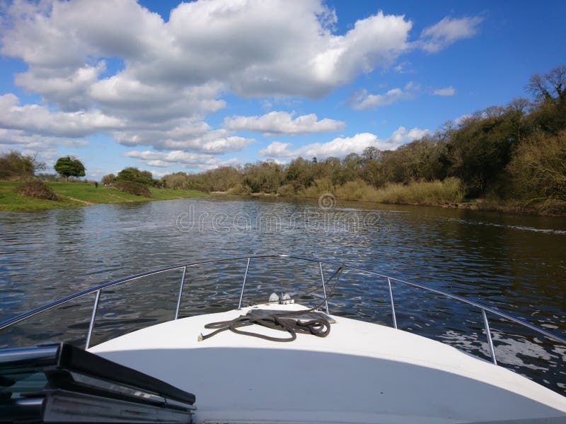 Boat in Ireland stock photo. Image of waterway, boat - 143114656