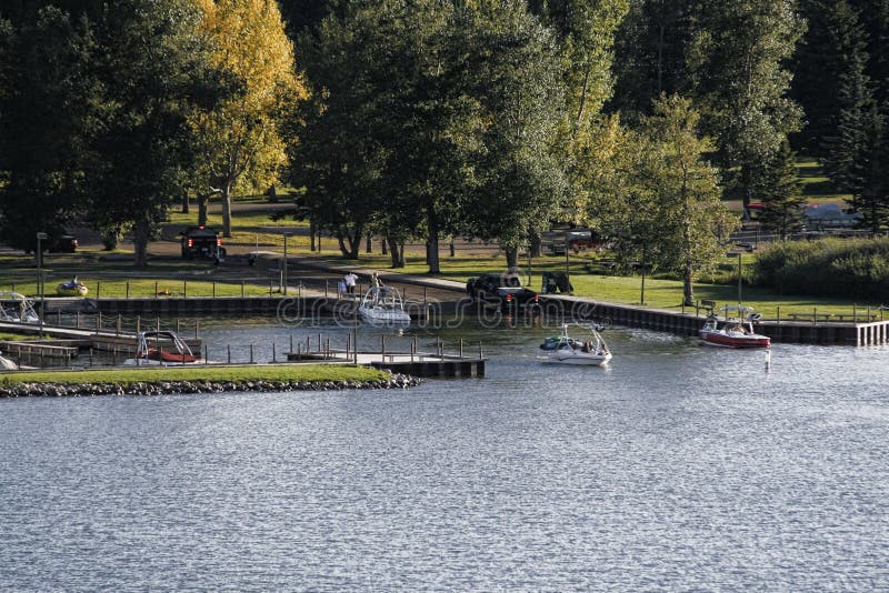 Boat Launch on the Lake stock photo. Image of boating - 17439740